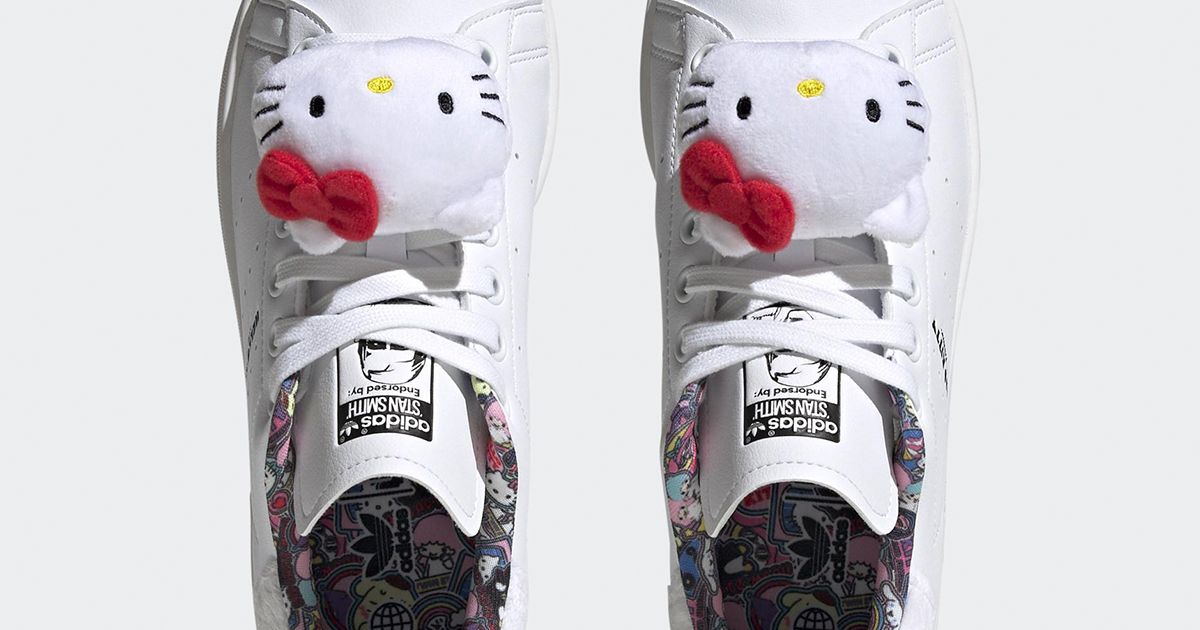 Hello Kitty x adidas Stan Smith is Highlighted by Oversized Plush ...