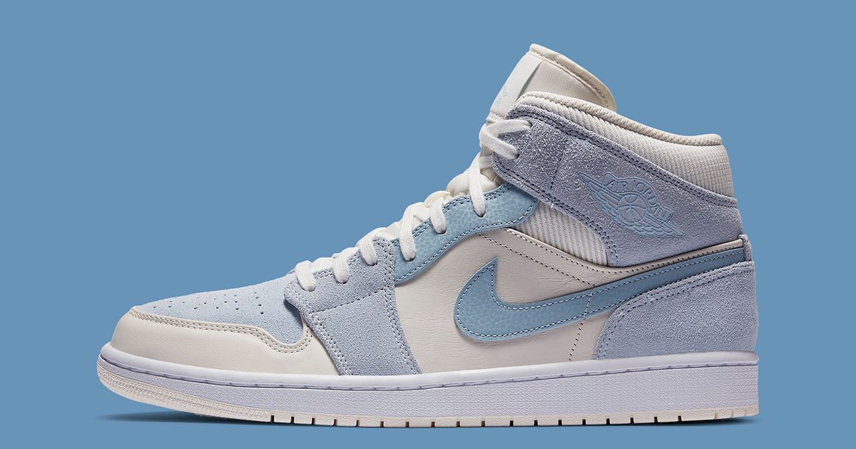 The Air Jordan 1 Mid Gets Made Over in a Mix of Materials and Muted ...