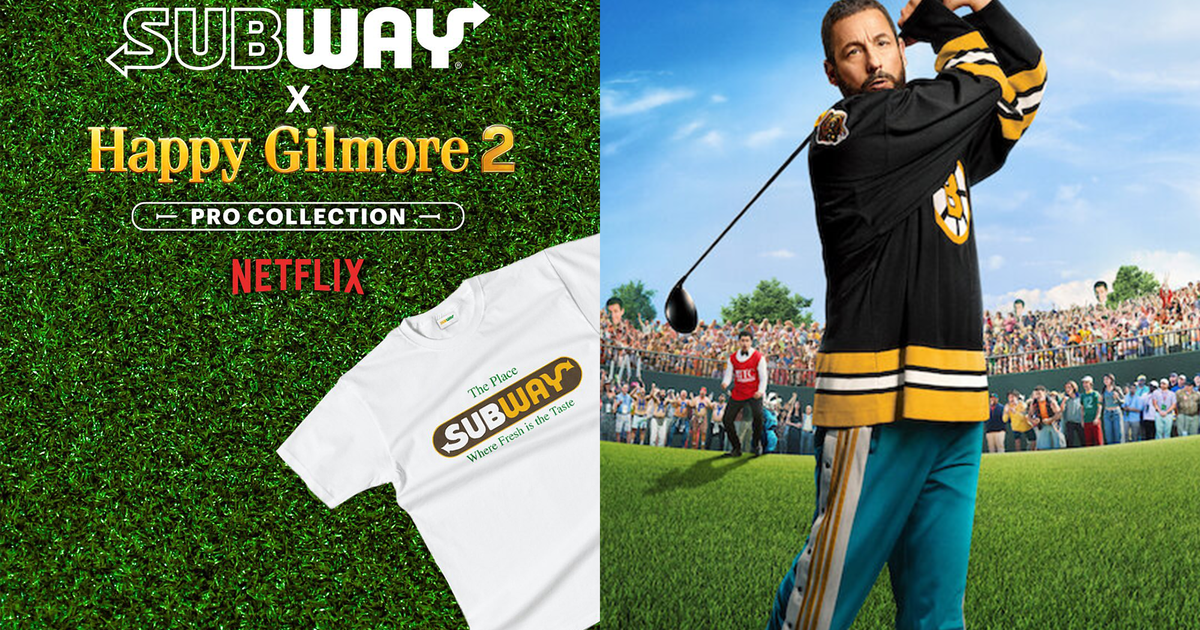 You Can Now Own Some of Happy Gilmore's Gear Thanks to Subway & Netflix ...