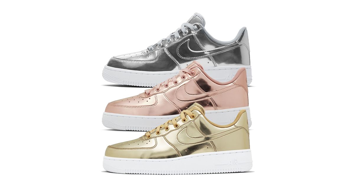 Nike Reignite their “Liquid Metal” Concept on Three Air force 1 Lows ...