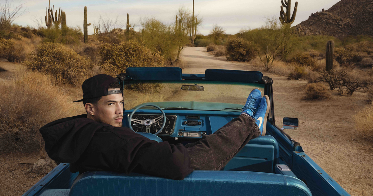 Devin Booker's Chevrolet x Nike Book 1, Blazer Low Collection Releases ...