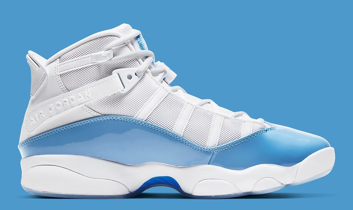 Available Now // Jordan 6 Rings “UNC” Arrives in Time for March Madness ...