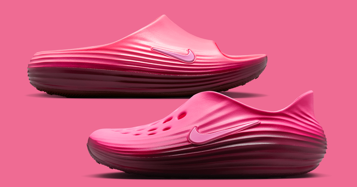 Nike's ReactX Rejuven8 Clog & Slide Appear in “Pink Spell/Bordeaux ...