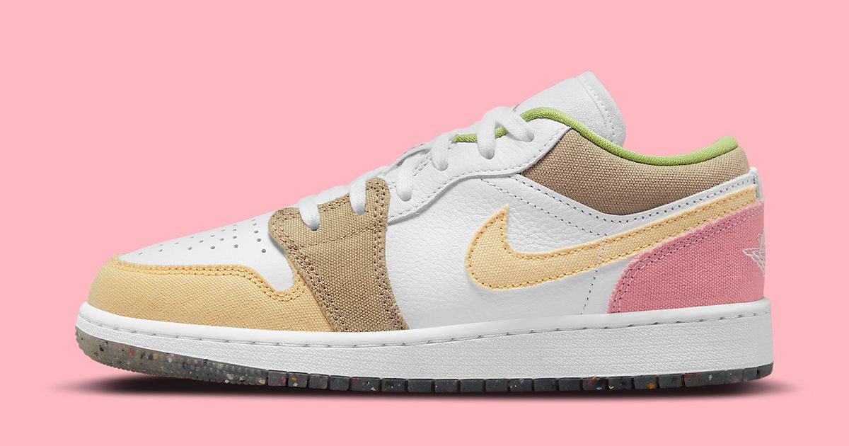 New Air Jordan 1 Low Comes Covered in Colorful Cloth | House of Heat°