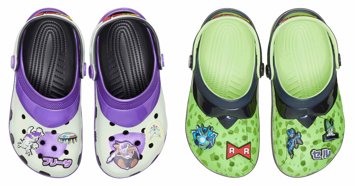 Frieza and Cell Expand the Dragon Ball Z x Crocs Classic Clog Universe ...