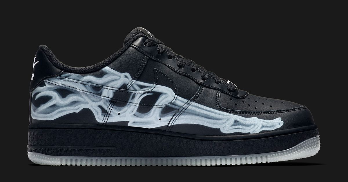 The Swoosh Gets Spooky with Another Skeleton Air Force 1 Low for ...