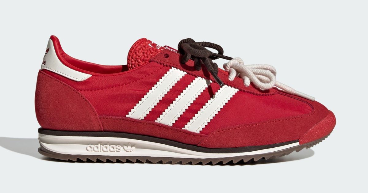 The Double-Laced Adidas SL 72 Surfaces in "Better Scarlet" | House of Heat°