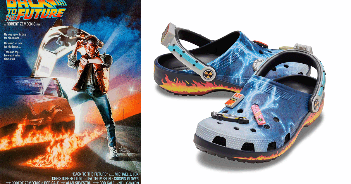 Where to Buy: Back to the Future x Crocs Classic Clog "Time Machine ...