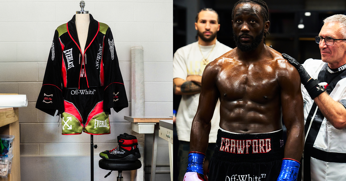 Terence Crawford Beat Canelo in Custom Everlast x Off-White™ Outfit ...