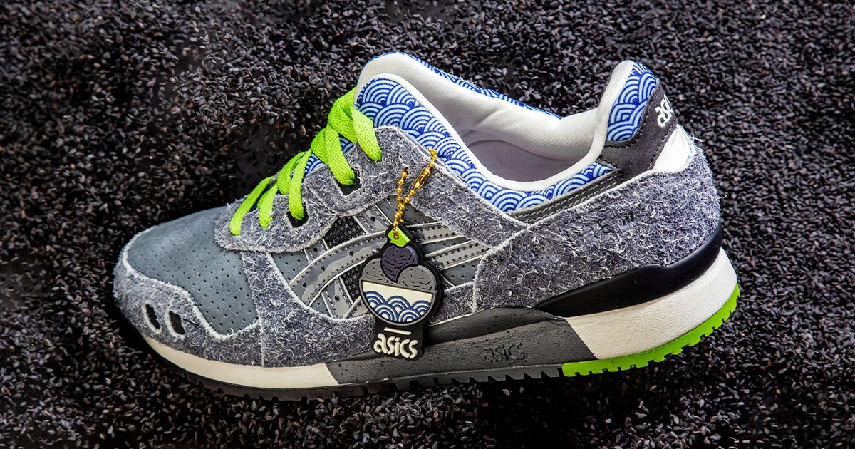 Shop Nice Kicks x ASICS GEL-Lyte III OG “Black Sesame” Celebrates Japan ...