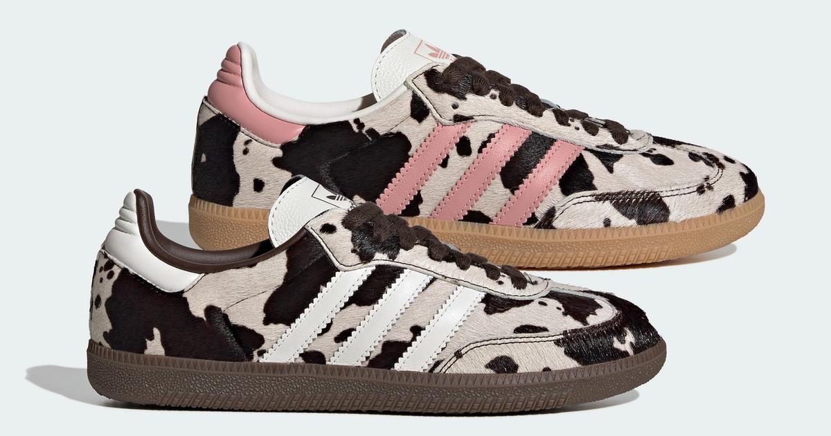 Moo-ve Over — Adidas Samba “Cow Print” Pack Arrives Holiday 2025 ...