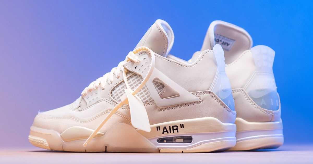 Where to Buy the OFF-WHITE x Air Jordan 4 “Sail” | House of Heat°