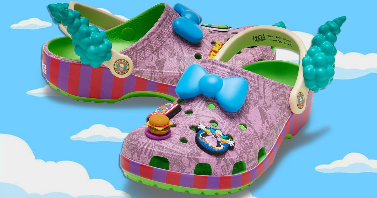 Hey, Hey, Kids!: Krusty the Clown Kicks Off The Simpsons x Crocs ...