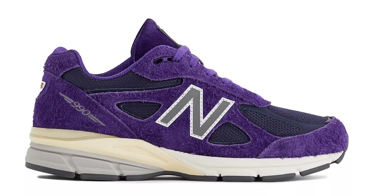 The New Balance 990v4 Surfaces in Purple Suede | House of Heat°