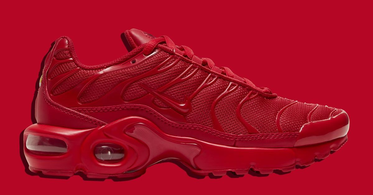 The Air Max Plus Tn Takes on Triple Red Tones | House of Heat°