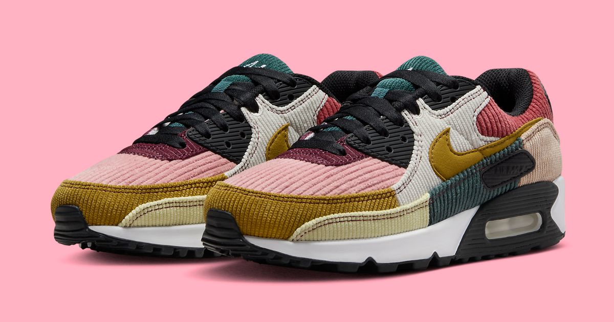 The Air Max 90 Comes Up in Multi-Color Corduroy | House of Heat°