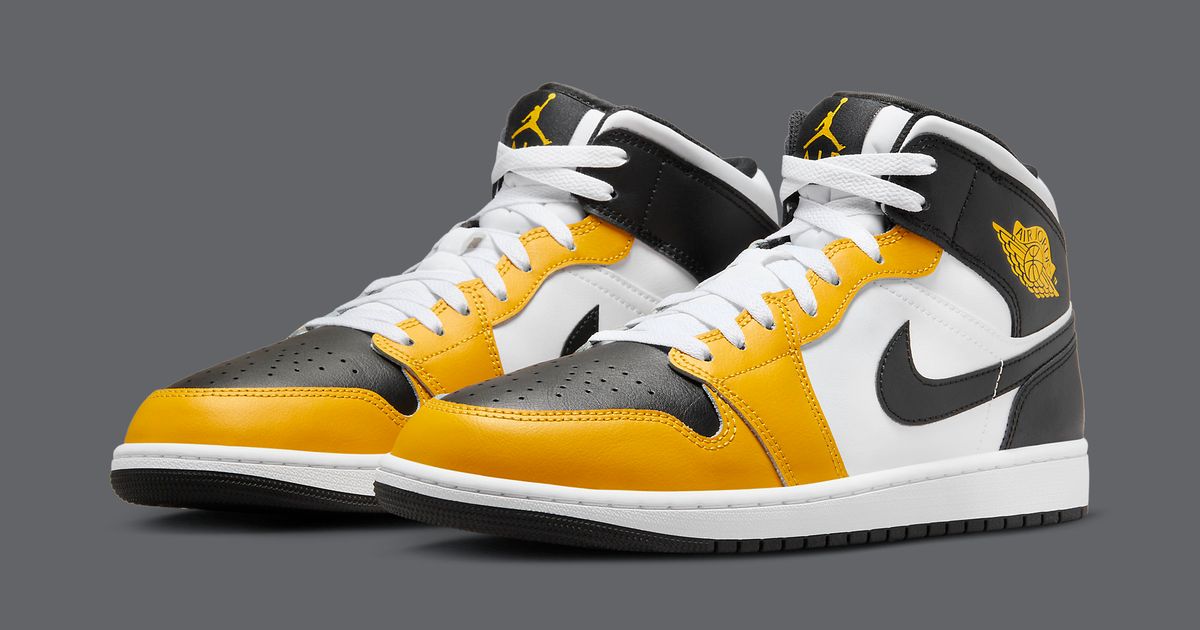 The Air Jordan 1 Mid "Yellow Ochre" is Now Available | House of Heat°