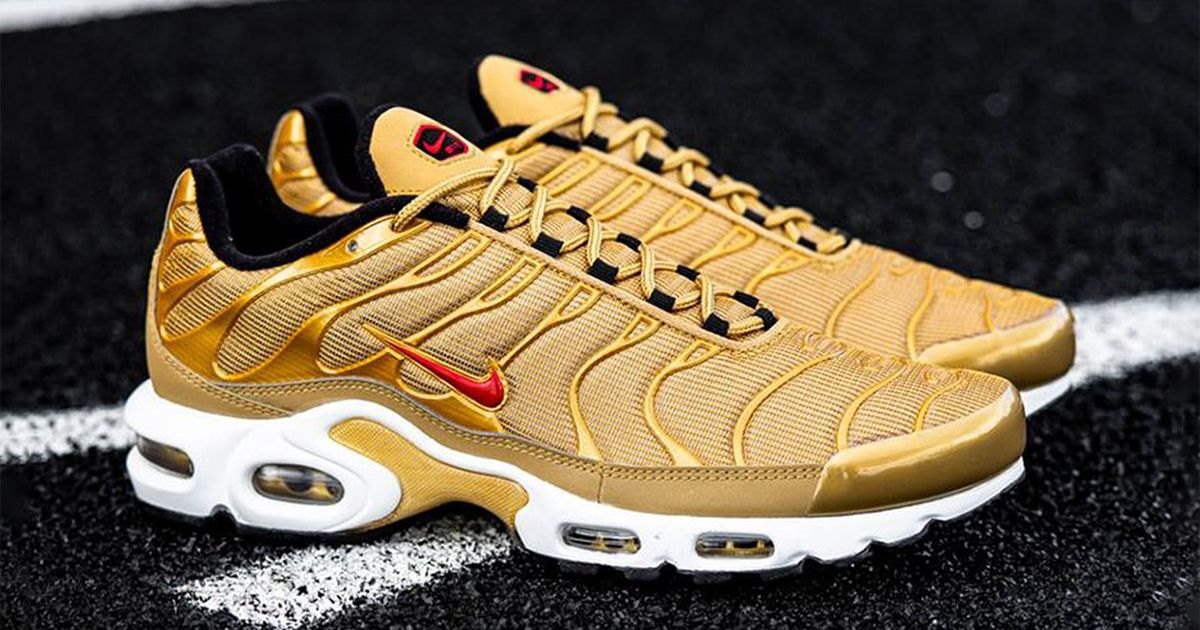 Nike Air Max Plus “Gold Bullet” Releases This Weekend! | House of Heat°