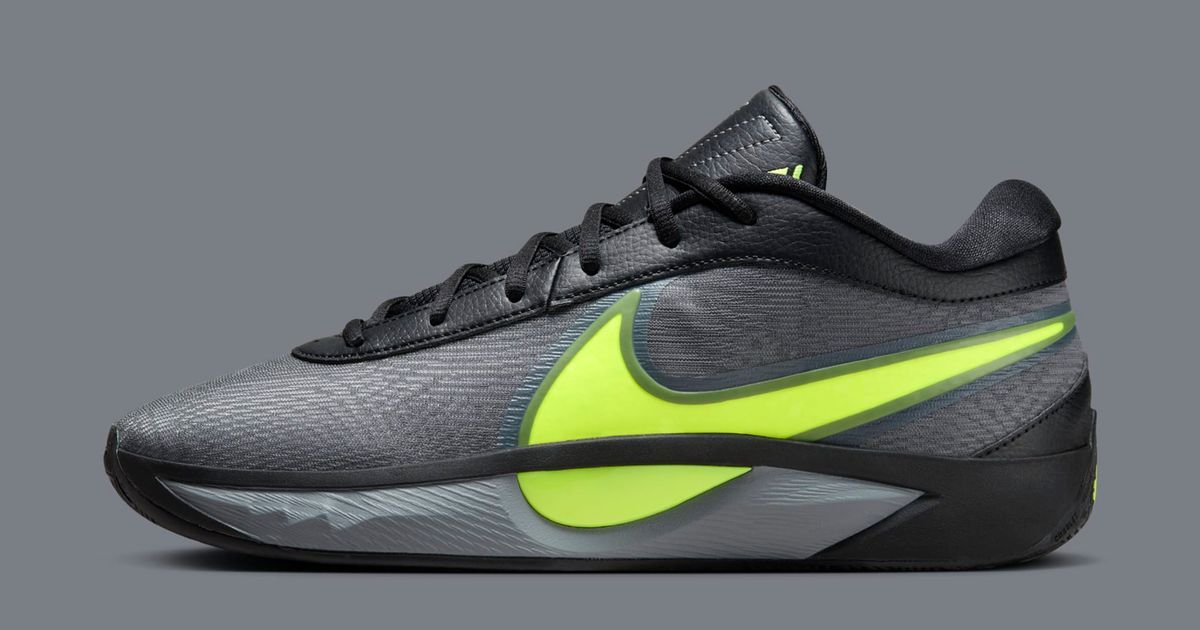 The Nike Zoom Freak 6 Gears Up in Black, Cool Grey, and Volt | House of ...
