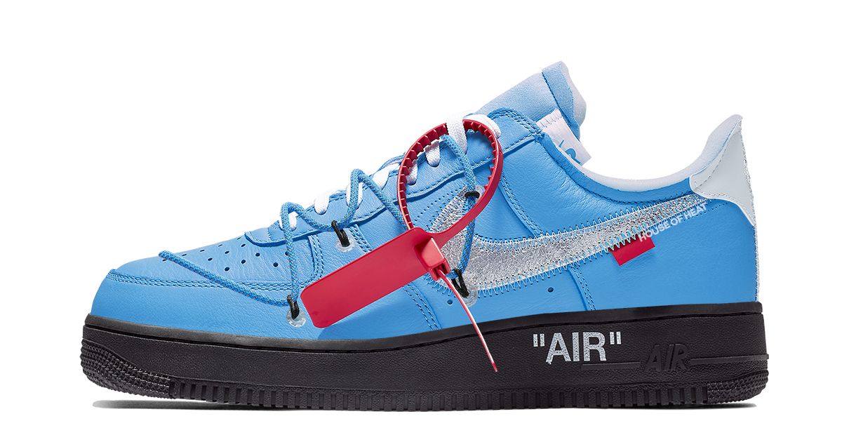 OFF-WHITE x Nike Air Force 1 Low “Blue/Black” Rumored for August ...