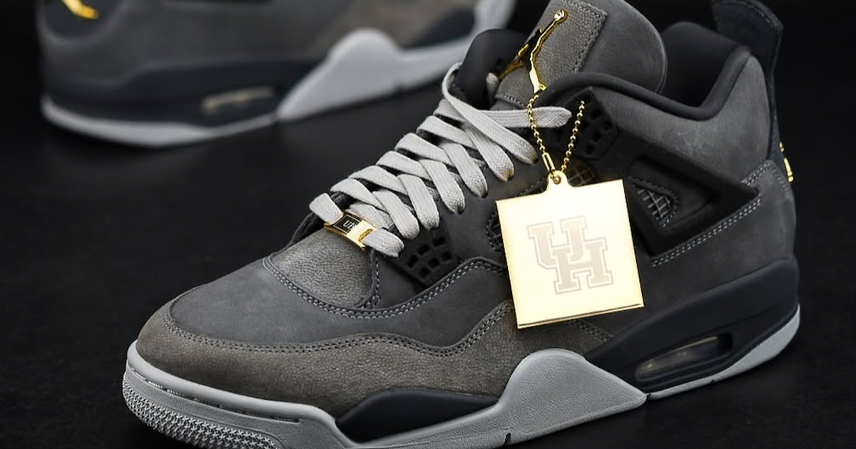 Detailed Look at the Houston Cougars Air Jordan 4 PE | House of Heat°