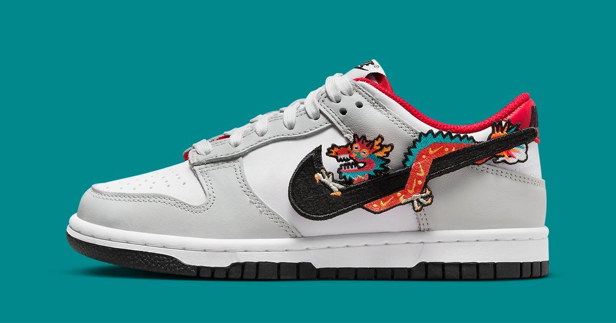 Nike Adds Decorative Dragon Swooshes to This Lunar New Year Dunk Low ...