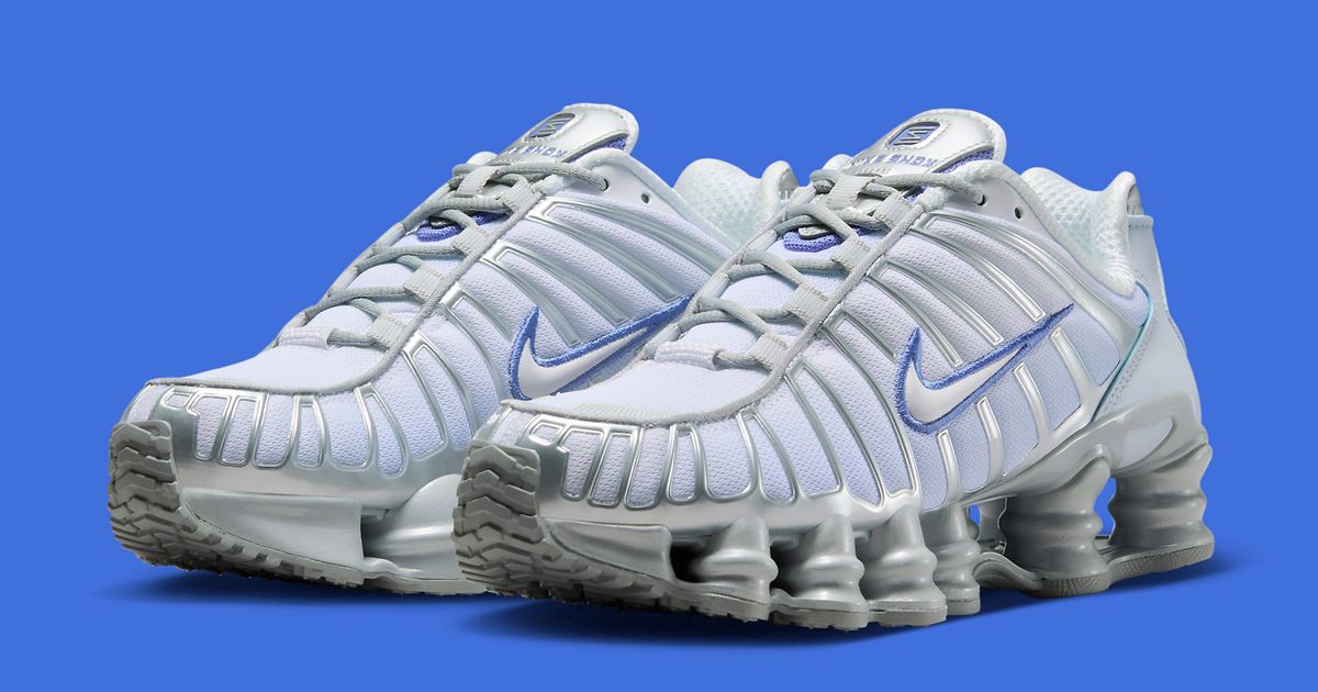 The Nike Shox TL Returns in a Simple Silver and Blue Set-Up | House of ...