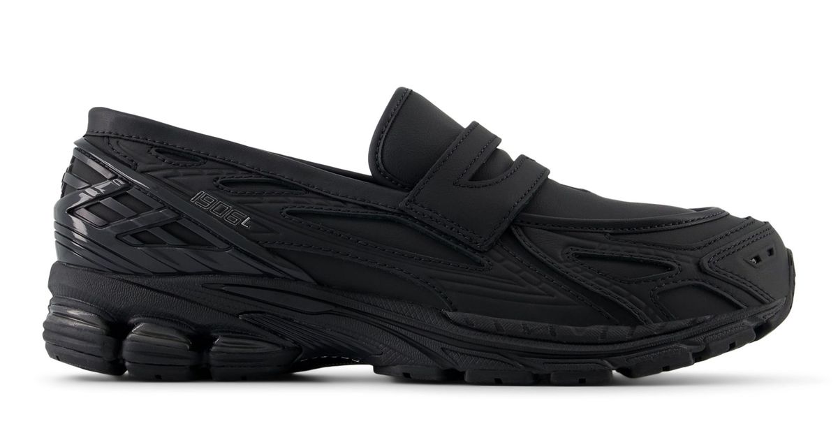New Balance Expands the 1906 Loafer Lineup With a Triple Black Leather ...