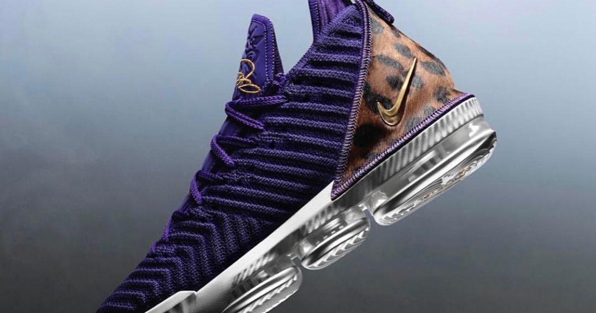 LeBron James Made His Staple Center Debut in These “Court Purple ...