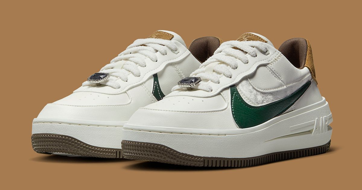 First Looks // Nike Air Force 1 PLT.AF.ORM “Fur & Bling” | House of Heat°