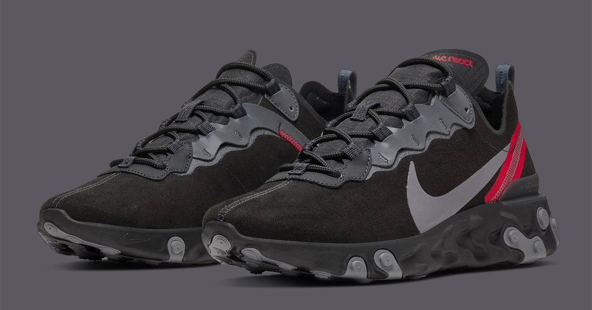 The Nike React Element 55 Stacks on Suede Uppers | House of Heat°
