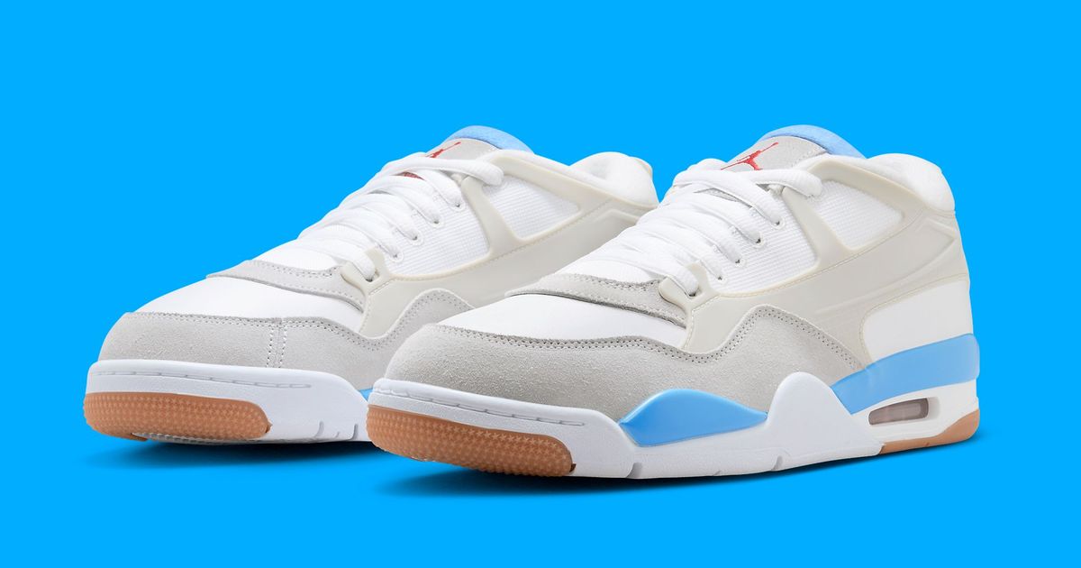 The Air Jordan 4 RM Releasing in White and University Blue For Spring ...
