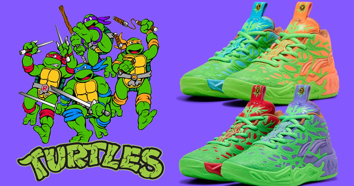 LaMelo Ball's Teenage Mutant Ninja Turtles x Puma MB Collection Releases Throughout February ...