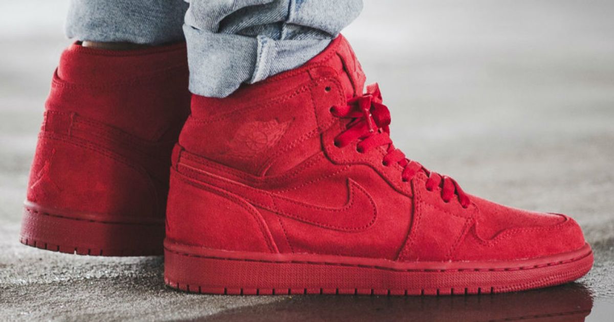 On Feet Look: Air Jordan 1 “Red Suede” | House of Heat°