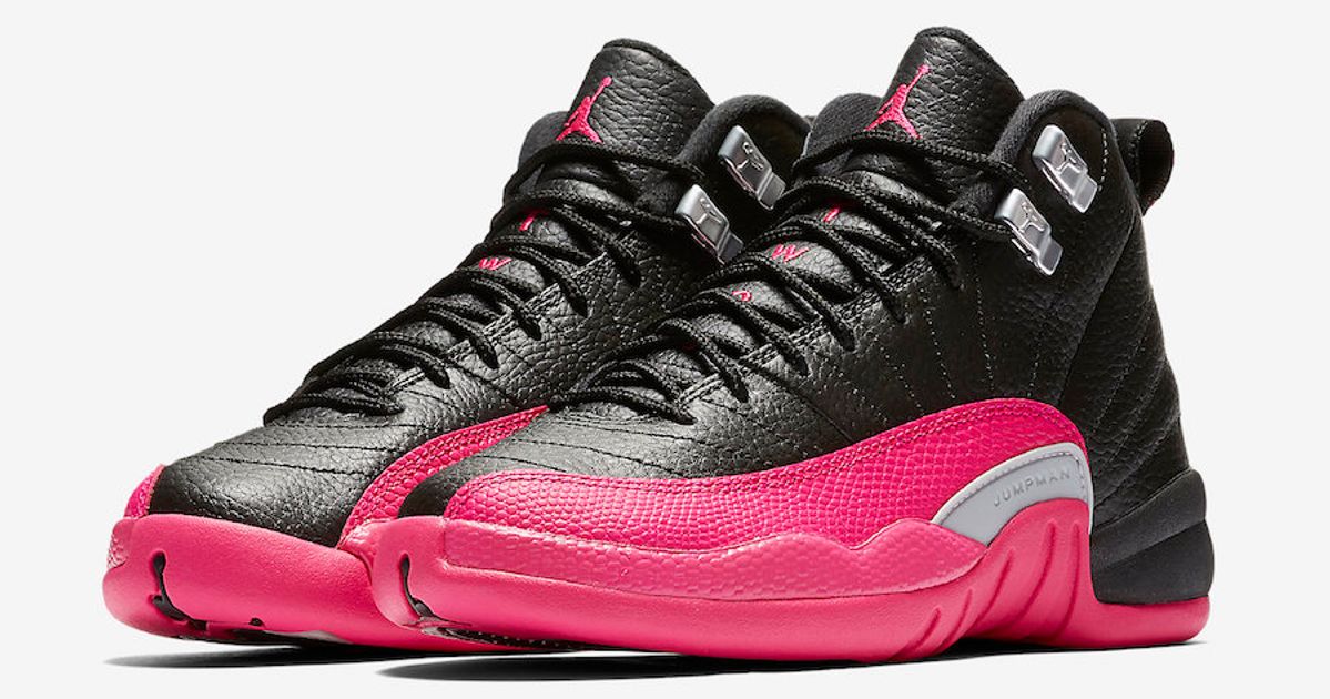 An official look at the “Deadly Pink” GS Air Jordan 12 | House of Heat°