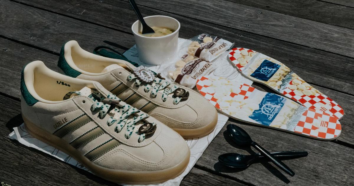 Available Now // Sneaker Junkies x adidas “Clam Chowder” Gazelle ...