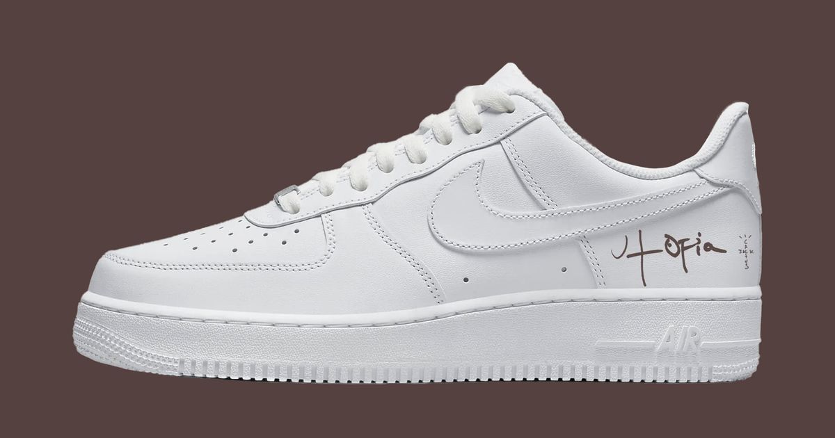 Travis Scott Releases Collaborative Nike Air Force 1 Low “Utopia ...