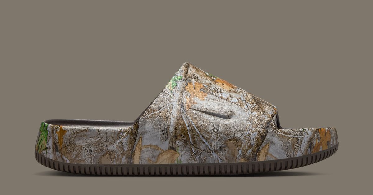 Realtree Camo Lands on the Nike Calm Slide | House of Heat°