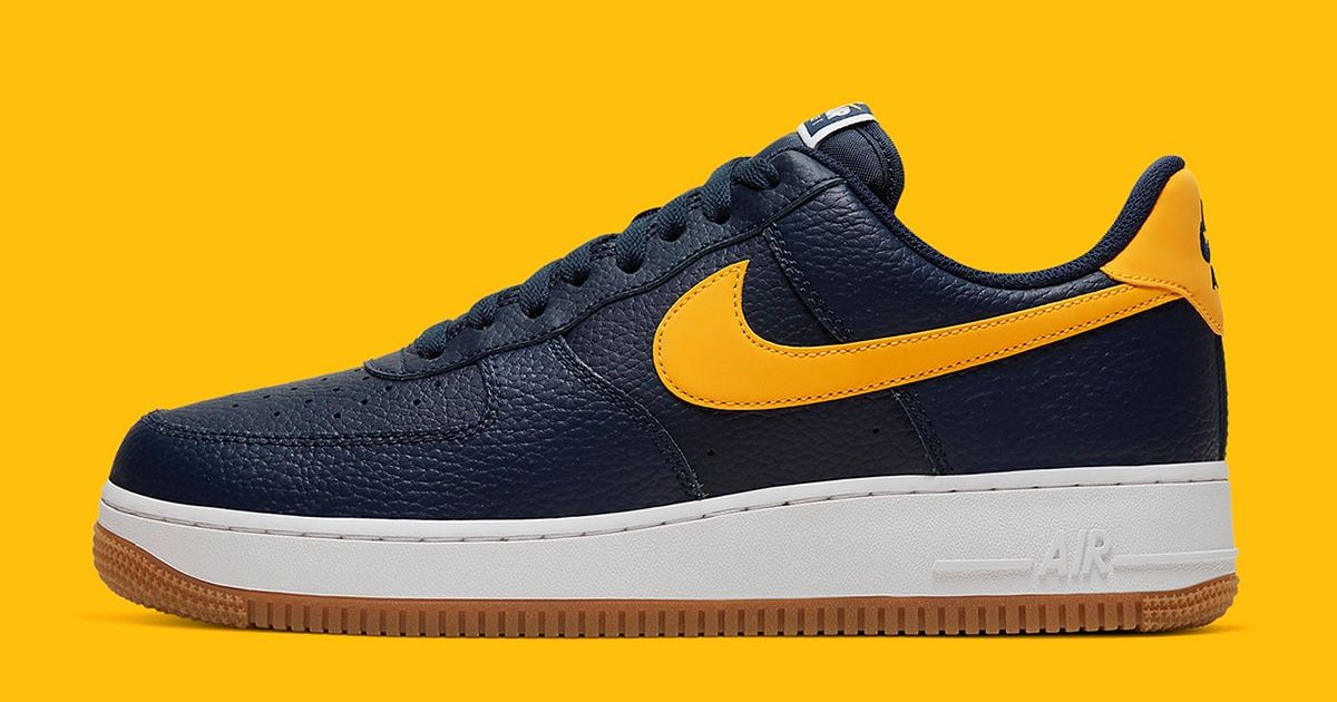 Available Now // Nike Air Force 1 Low Gets Made Up in Michigan Colors ...
