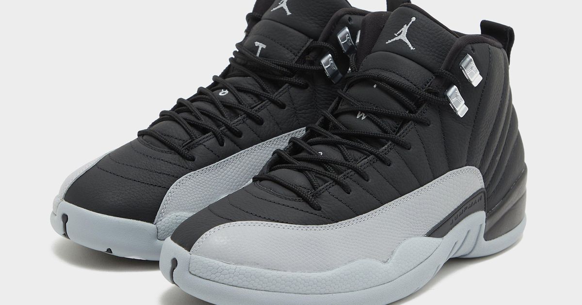 First Looks // Air Jordan 12 "Black/Wolf Grey" (Barons) | House of Heat°