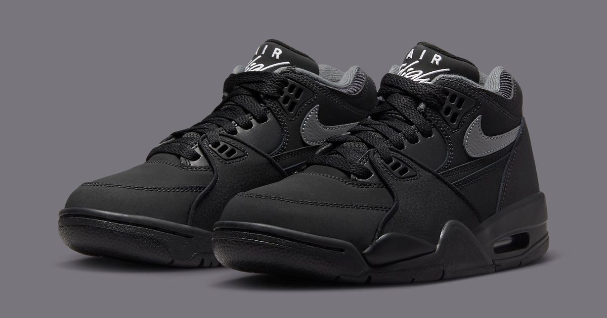 The Nike Air Flight ’89 Gears Up in Black and Grey | House of Heat°