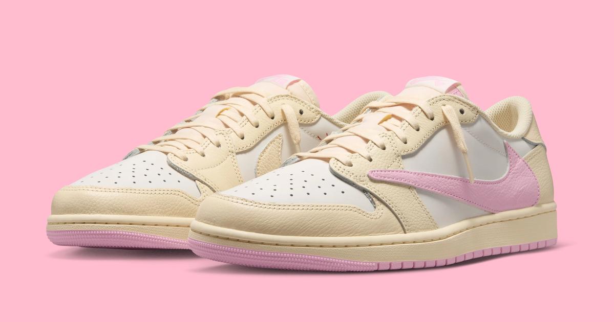Where to Buy: Travis Scott x Air Jordan 1 Low OG "Shy Pink" | House of ...