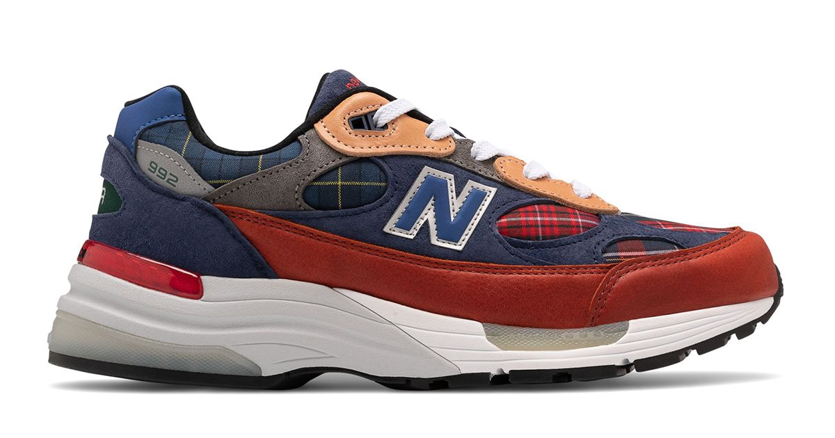 New Balance Adds Plaid Patchwork to the 992 | House of Heat°