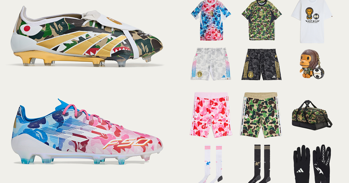 BAPE®︎ x Adidas Football Collection Releases Sept. 6 | House of Heat°