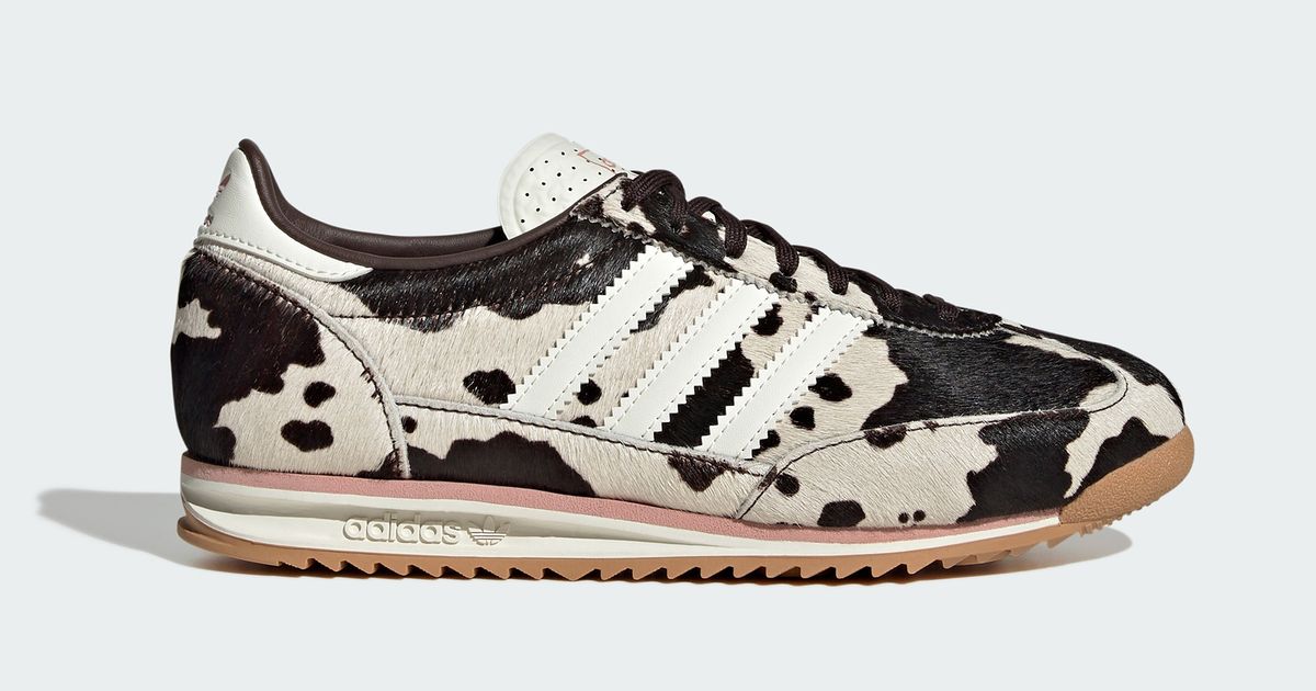 Cow Print Covers the ASOS-Exclusive Adidas SL 72 | House of Heat°