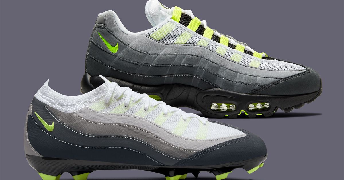 Nike Air Zoom Vapor 16 x Air Max 95 “Neon” Football Boot Releases This ...