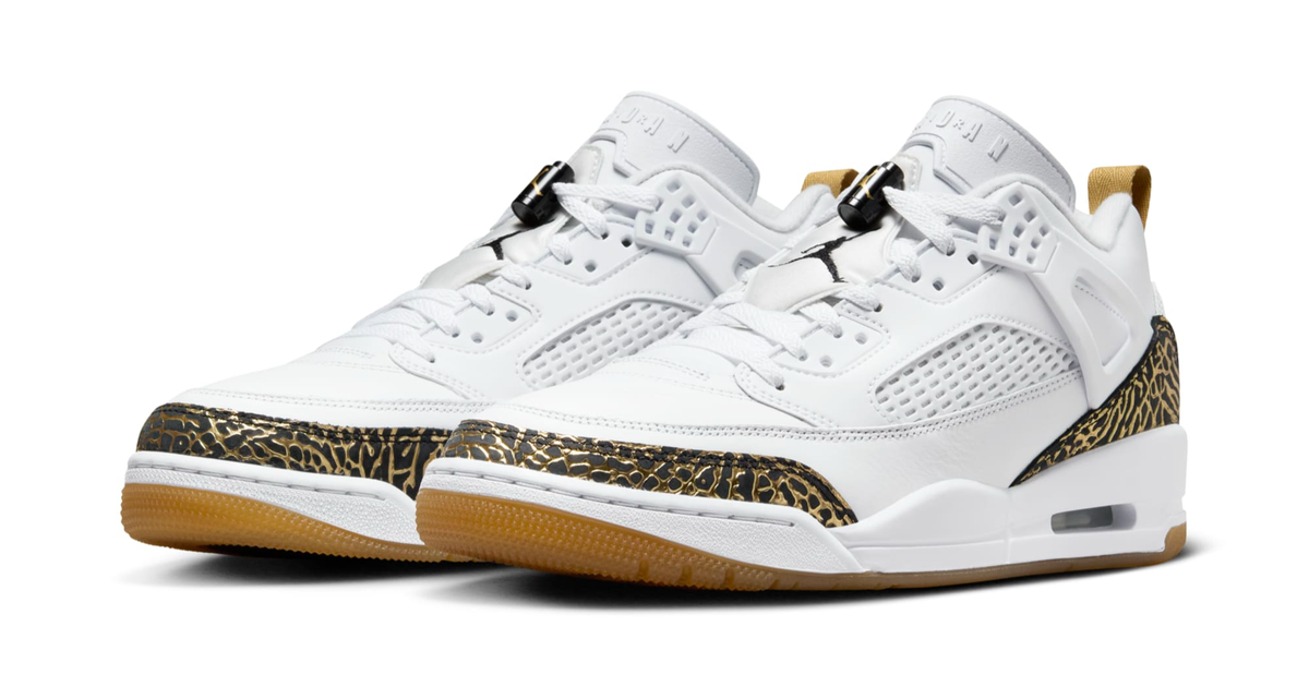 Official Images // Jordan Spizike Low "Metallic Gold/White" | House of ...