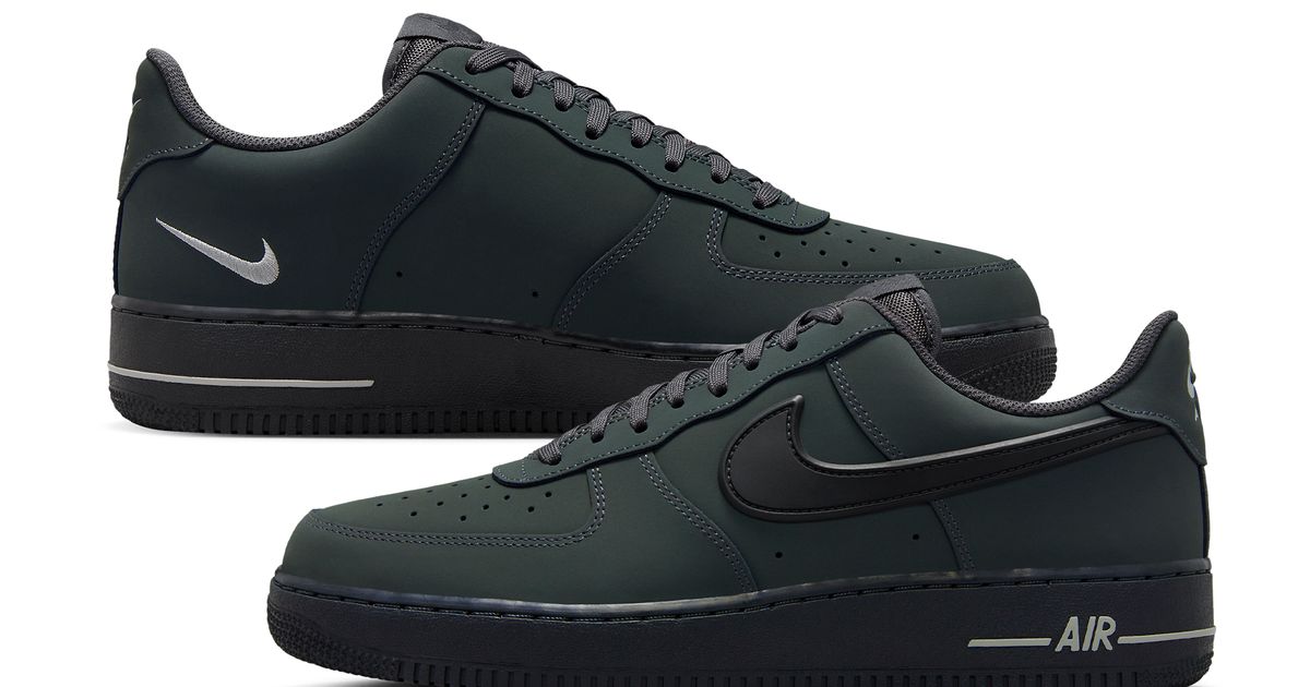 The Nike Air Force 1 Low "Anthracite" Arrives in Matte Nubuck | House ...