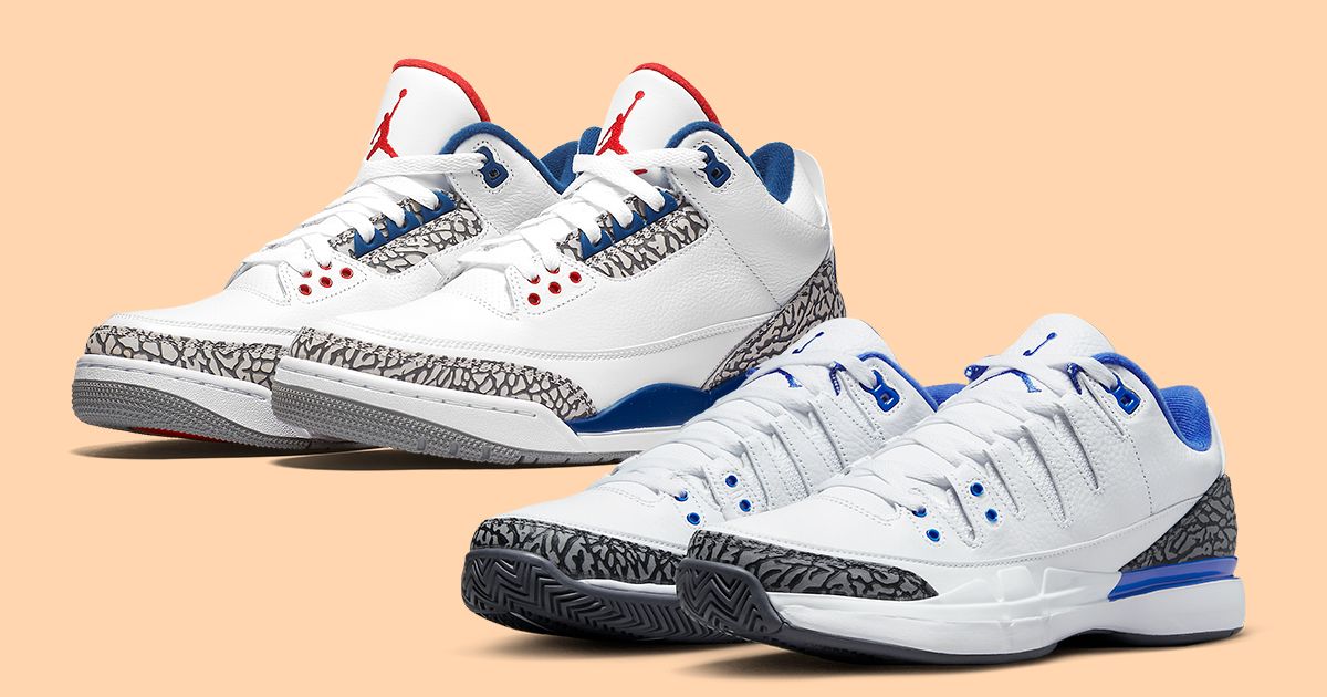 Official Images // Nike Zoom Vapor Tour AJ3 “True Blue” | House of Heat°
