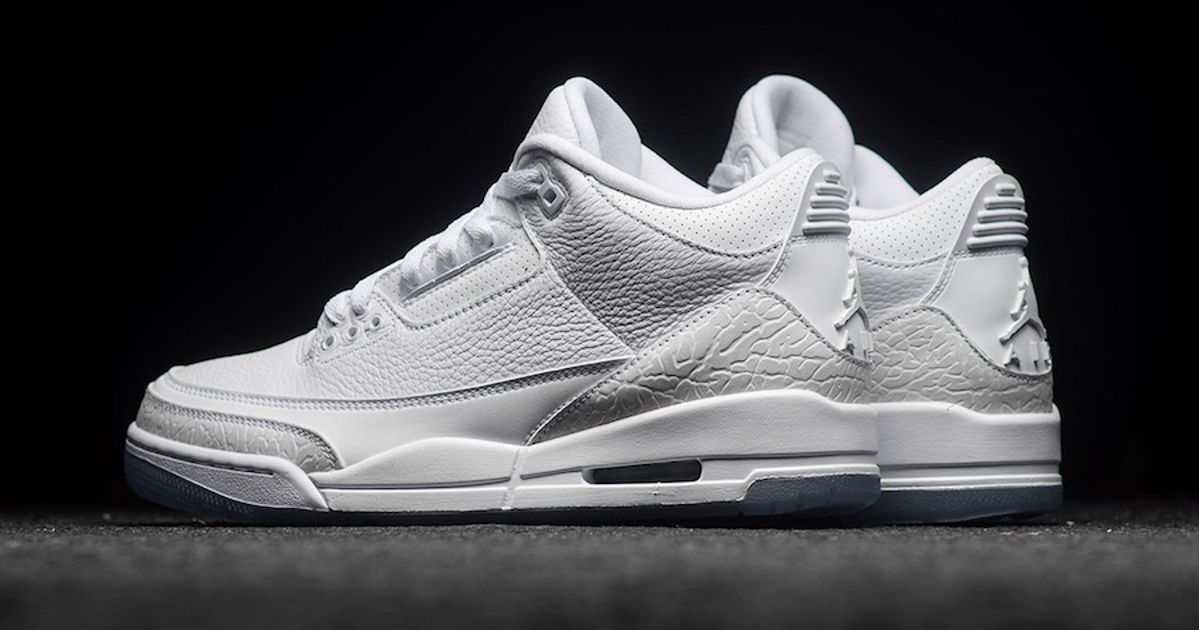 Detailed look // Air Jordan 3 ‘White Ice’ | House of Heat°